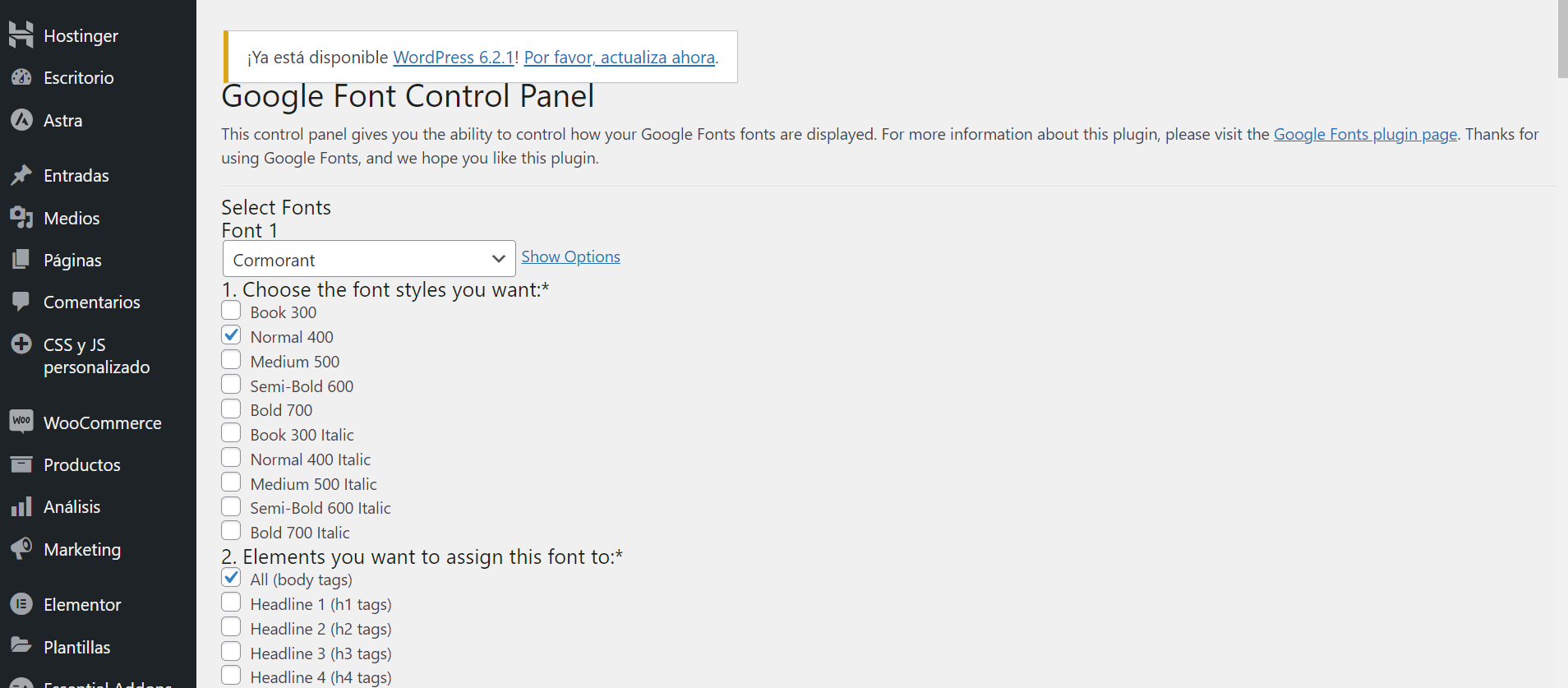 ¿Cómo usar el plugin WP Google Fonts? – Soluciones Inába