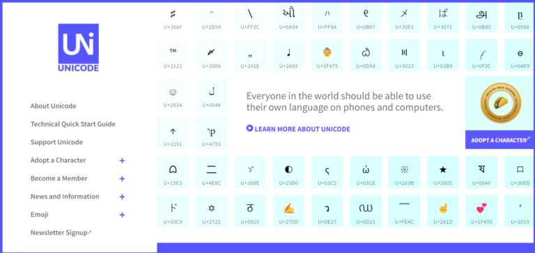 Tabla de caracteres Unicode y cómo aplicarlos en CSS – Soluciones Inába