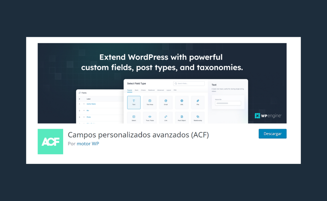 Maximiza el Potencial de WordPress con Advanced Custom Fields (ACF) y crea Metaboxes ...