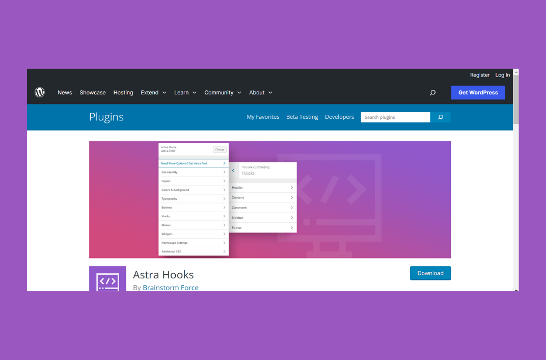 Astra Hooks Plugin: Potenciando la Personalización en WordPress – Soluciones Inába